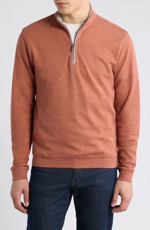 Johnnie-o Sully Quarter Zip Pullover - Canyon