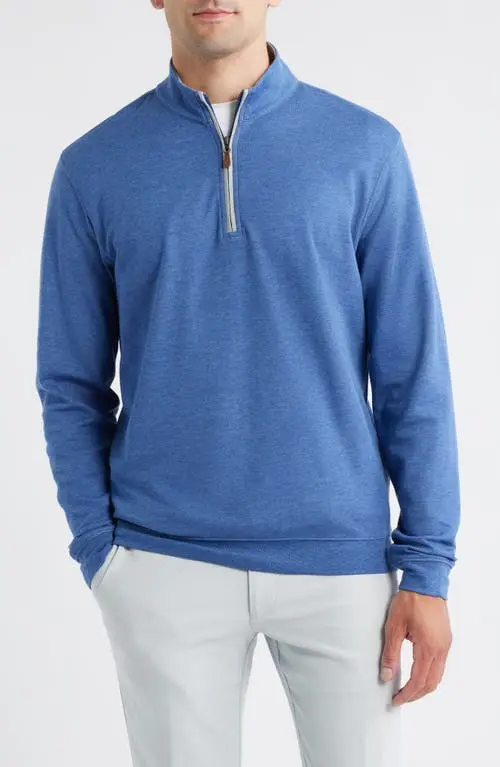 Johnnie-o Sully Quarter Zip Pullover - Sapphire