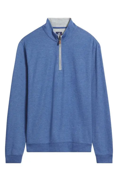 Johnnie-o Sully Quarter Zip Pullover - Sapphire