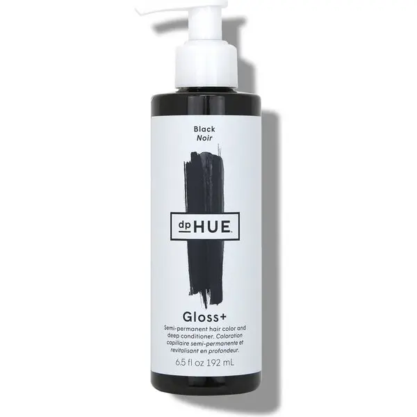 DPHUE Gloss+ Semi-permanent Hair Color & Deep Conditioner - Black