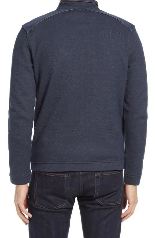 Johnston & Murphy Mélange Knit Zip-up Jacket