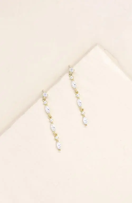 Ettika Linear Drop Earrings