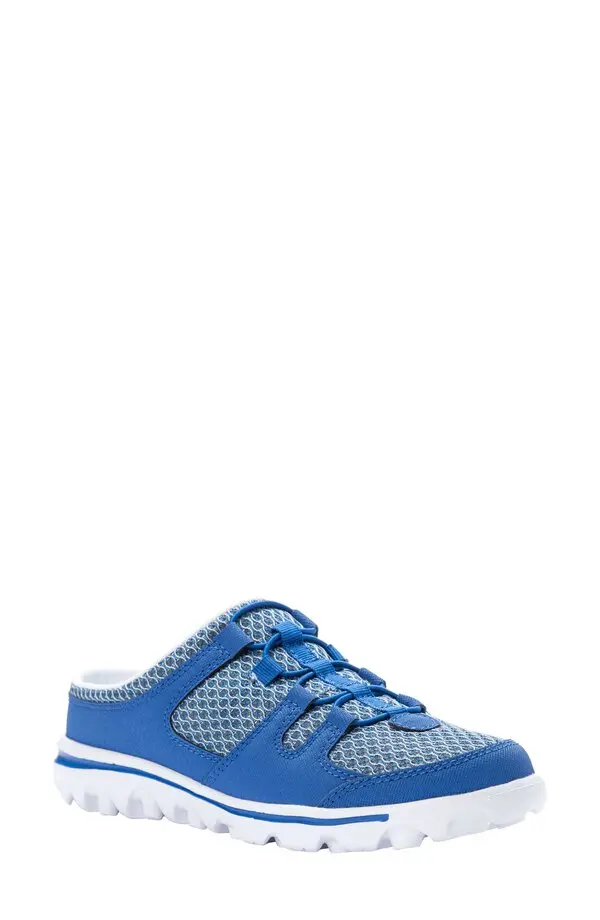 PROPET Travelactiv Mesh Slide Sneaker - Blue Fabric