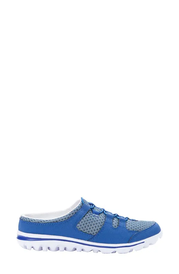 PROPET Travelactiv Mesh Slide Sneaker - Blue Fabric