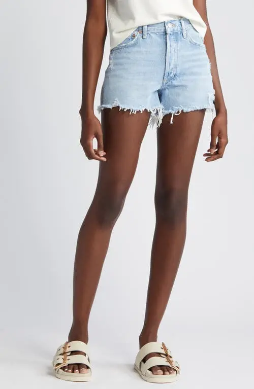 AGOLDE Parker Long Denim Shorts - Swapmeet