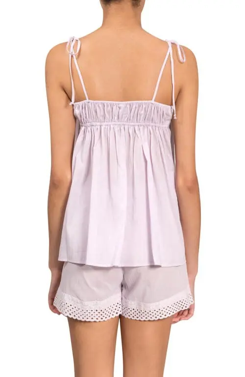 EVERYDAY RITUAL Ivy Poppy Short Pajama Set