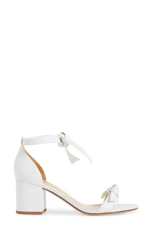 ALEXANDRE BIRMAN Clarita Block Heel Sandal - White