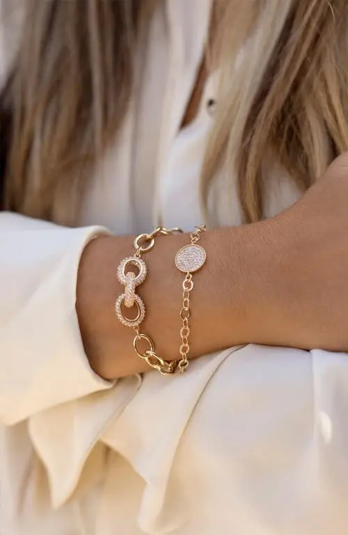 Ettika Set Of Two Pavé Bracelets