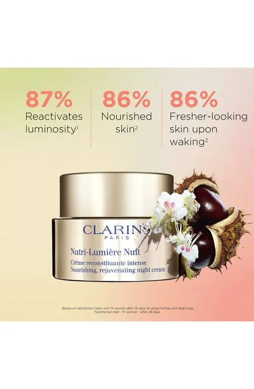 Clarins Nutri-lumiere Anti-aging & Nourishing Night Moisturizer - No Color