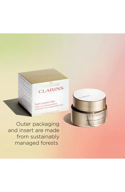 Clarins Nutri-lumiere Anti-aging & Nourishing Night Moisturizer - No Color