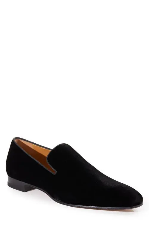 Paul Stuart Harrier Venetian Loafer In Black Velvet - 25  display picture 1