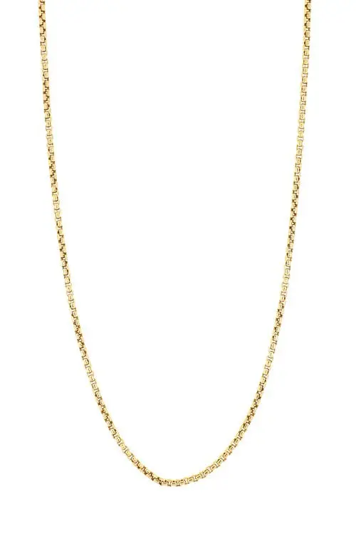 Bony Levy 14k Box Chain Necklace - 14k Yellow Gold