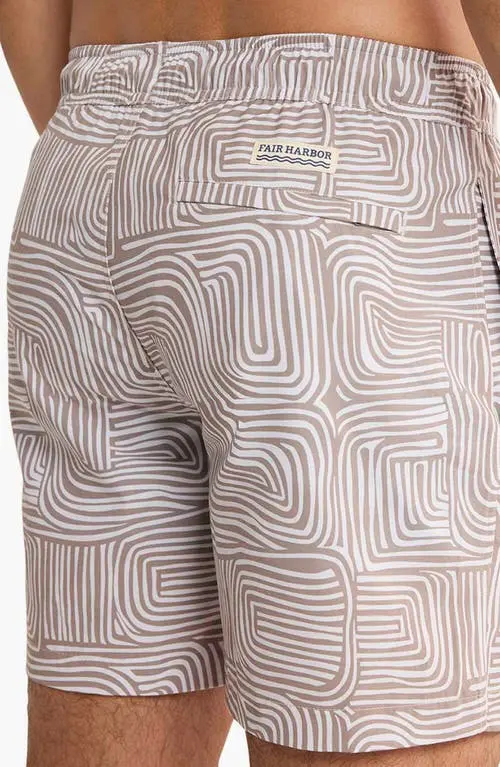 FAIR HARBOR The Bayberry Swim Trunks - Wavy Sands