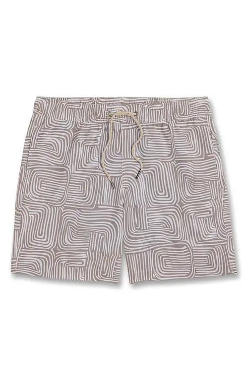 FAIR HARBOR The Bayberry Swim Trunks - Wavy Sands