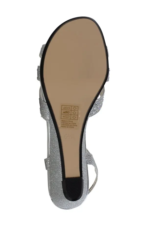 TOUCH UPS Lena Wedge Sandal - Silver