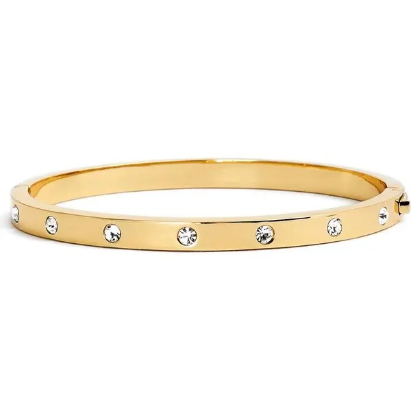 Kate Spade New York Crystal Hinge Bangle - Gold