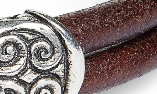 John Varvatos Leather Bracelet - Brown