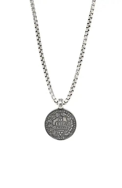 DEGS & SAL Ancient Coin Pendant Necklace