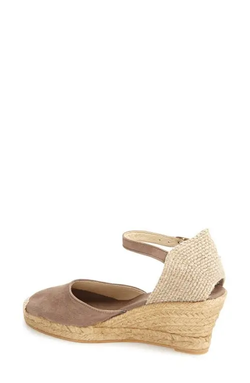 TONI PONS Lloret-5 Espadrille Wedge Sandal - Taupe