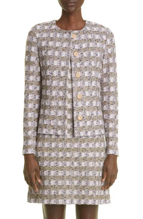 St. John Tweed-knit Jacket