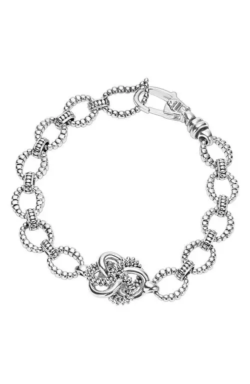 Lagos Love Knot Link Bracelet - Sterling Silver