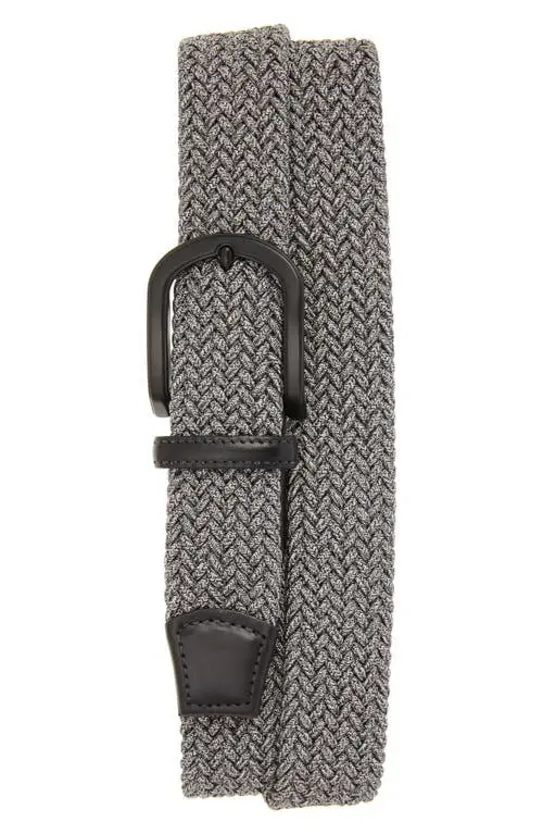 Torino Braided Mélange Belt - Grey