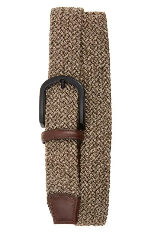 Torino Braided Mélange Belt - Khaki