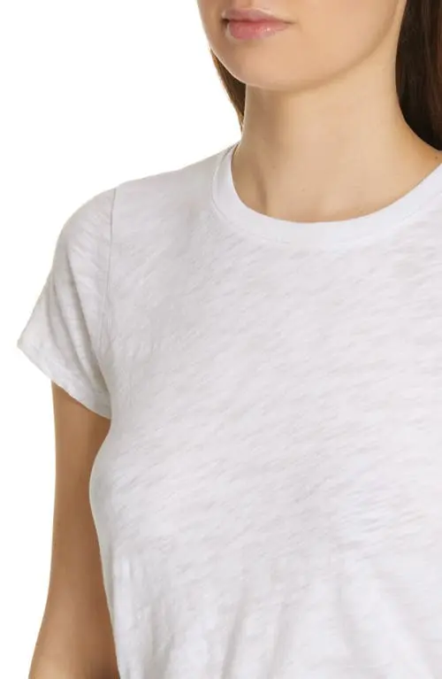 ATM Anthony Thomas Melillo Schoolboy Cotton Crewneck T-shirt - White