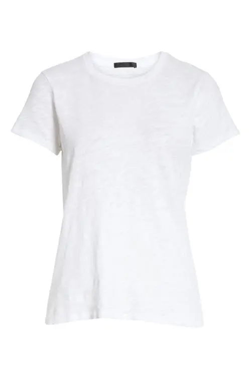 ATM Anthony Thomas Melillo Schoolboy Cotton Crewneck T-shirt - White