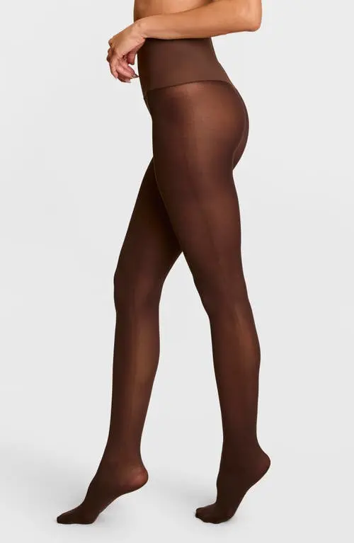 Commando Semi Opaque 35 Denier Tights - Espresso