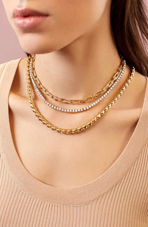 Baublebar Bennet Crystal Necklace - Gold