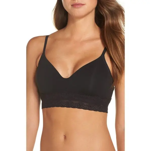 Natori Bliss Perfection Contour Soft Cup Bralette - Black