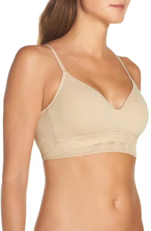 Natori Bliss Perfection Contour Soft Cup Bralette - Cafe
