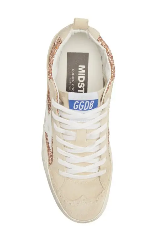 GOLDEN GOOSE Mid Star Glitter Sneakers
