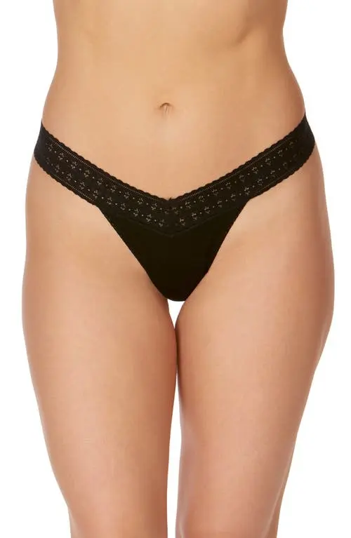 Hanky Panky Dream Low Rise Thong - Black