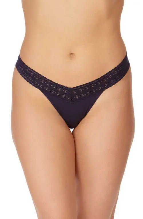 Hanky Panky Dream Low Rise Thong - Indigo
