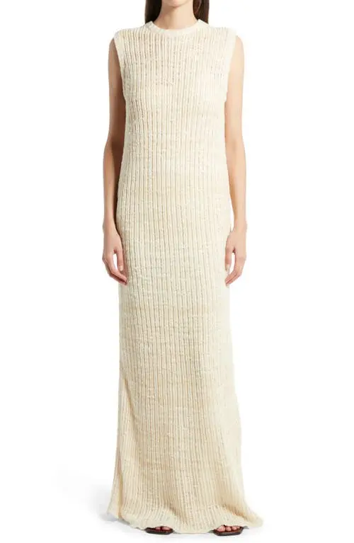 THE ROW Cutro Sleeveless Silk Sweater Dress