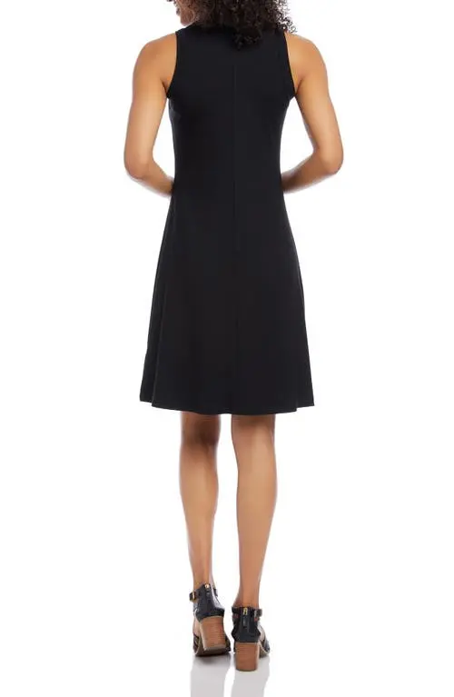 Karen Kane High Neck A-line Dress
