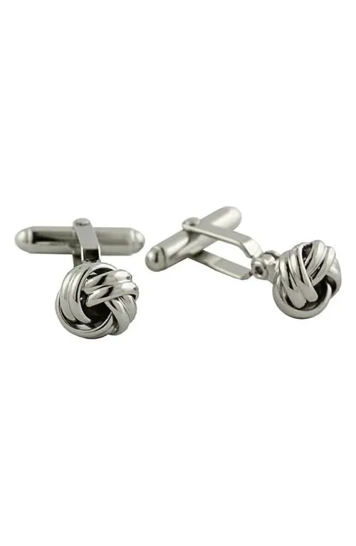 David Donahue Knot Cuff Links - Silver