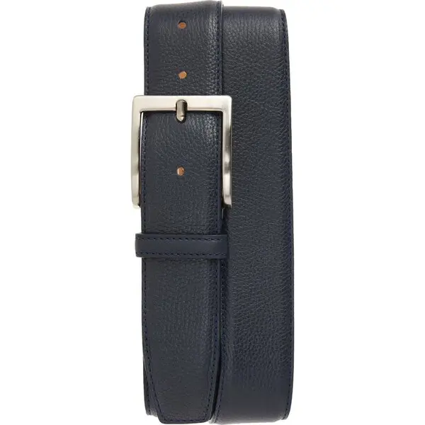 To Boot New York Leather Belt - Bott Navy/blue