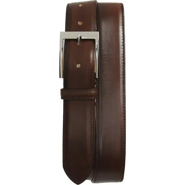 To Boot New York Leather Belt - Brown