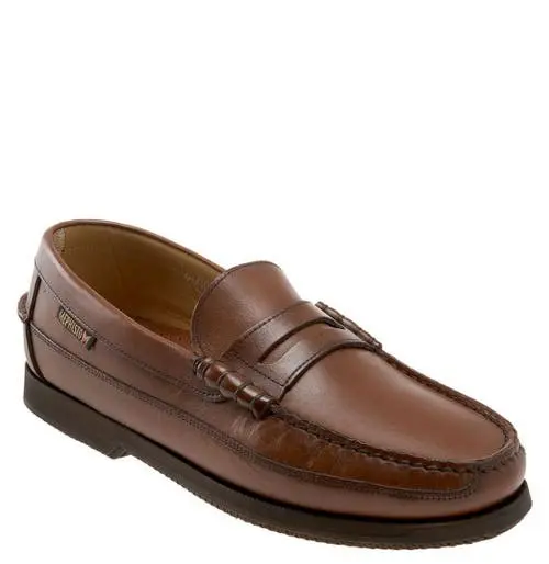 Mephisto Cap Vert Penny Loafer - Rust Leather