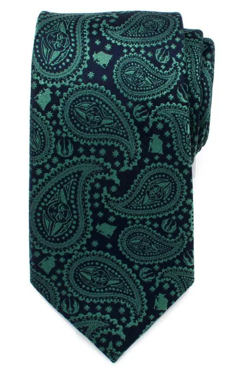 CUFFLINKS, INC. Jacquard Paisley Neck Tie - Green