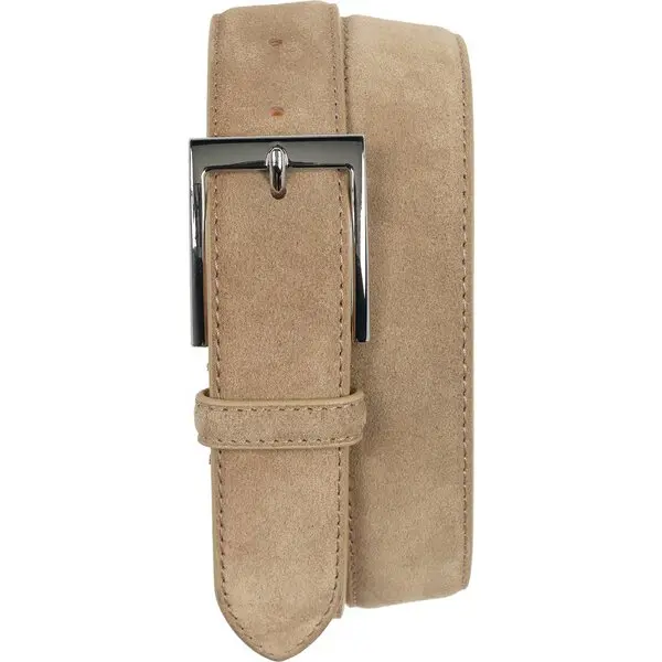 To Boot New York Suede Belt - Taupe