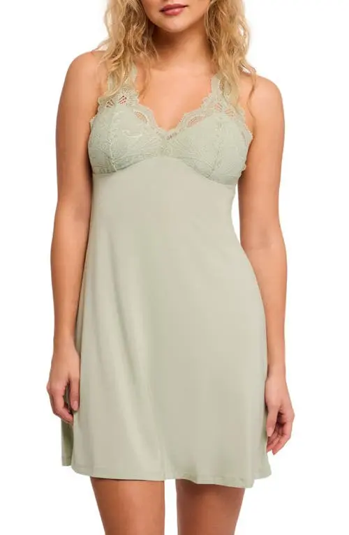 Fleur't Belle Epoque Lace Chemise - Fern