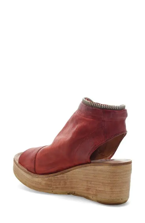A.S.98 Naylor Platform Wedge Sandal - Ginger