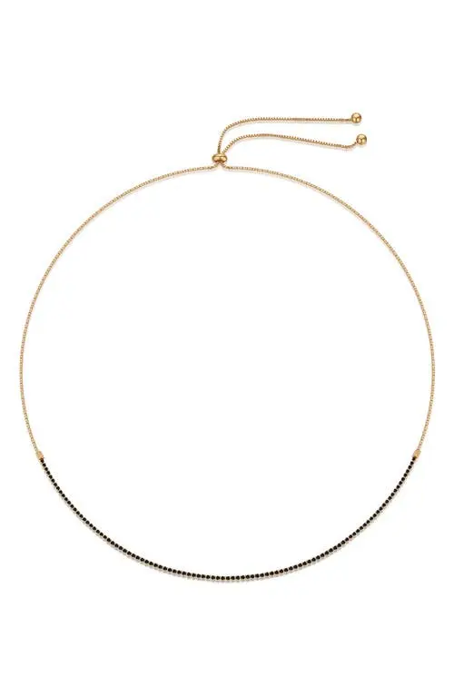 Ettika Box Chain Choker Necklace - Black