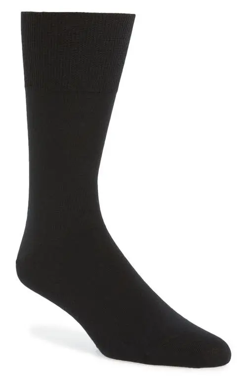 Falke Airport Wool-blend Socks - Black
