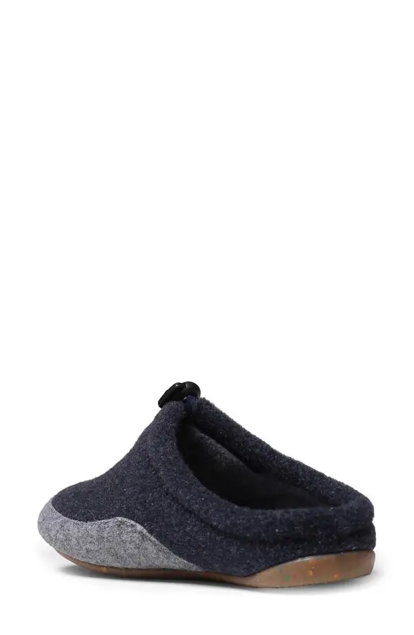 TONI PONS Mel Scuff Slipper - Navy Wool