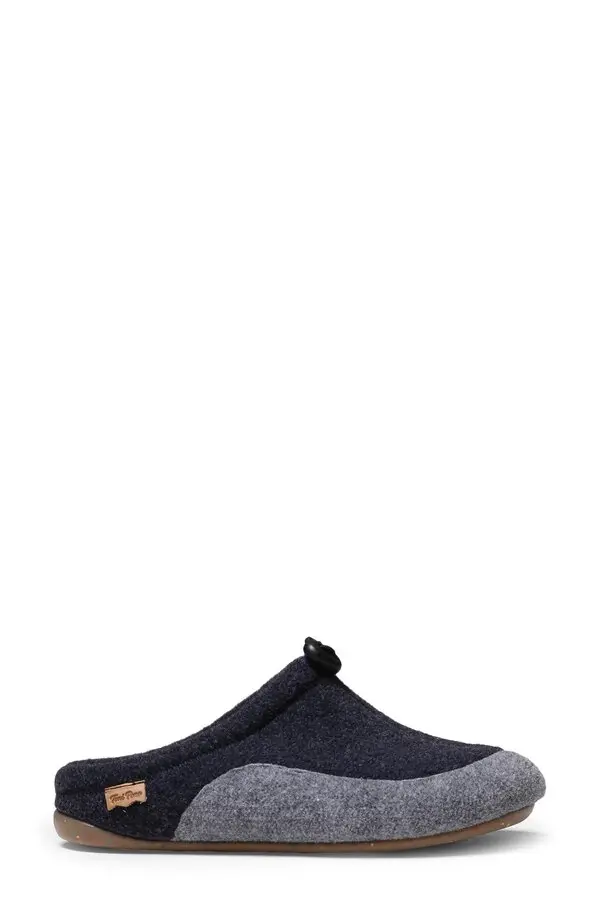 TONI PONS Mel Scuff Slipper - Navy Wool